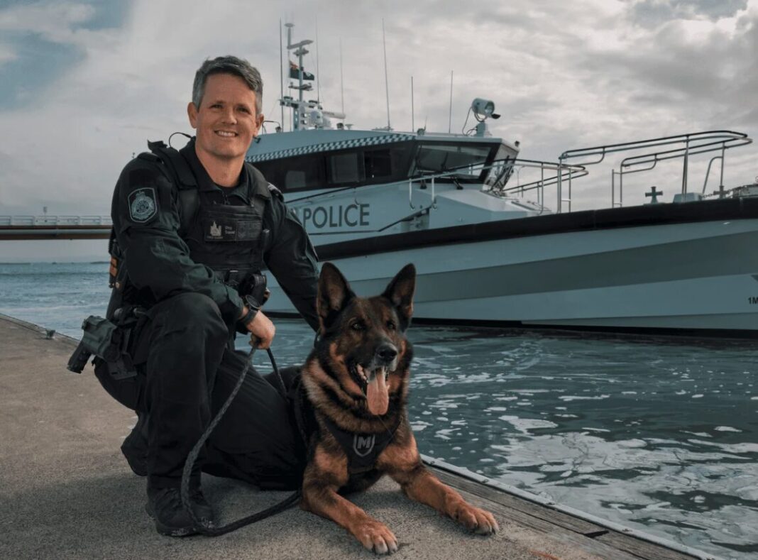 Long-serving Queensland Police Dog piped into retirement - Australian ...